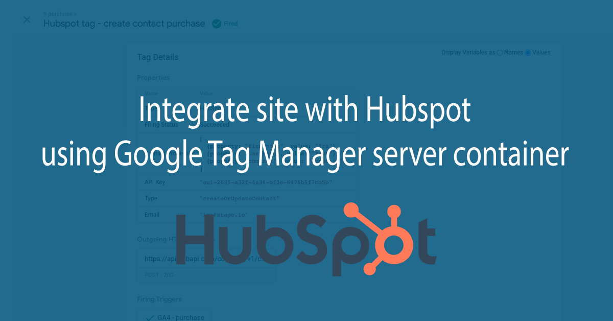 Hubspot Server-Side Tracking Connection Guide