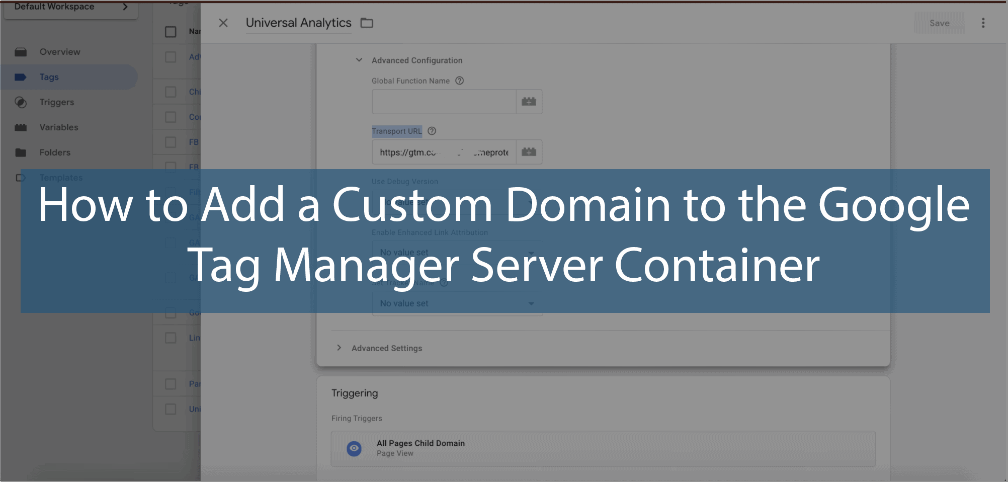 Custom domain in the Google Tag Manager Server container - Stape
