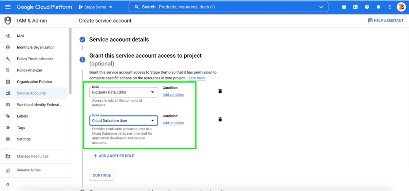 Escrever dados do servidor GTM para o Google Sheets - Stape