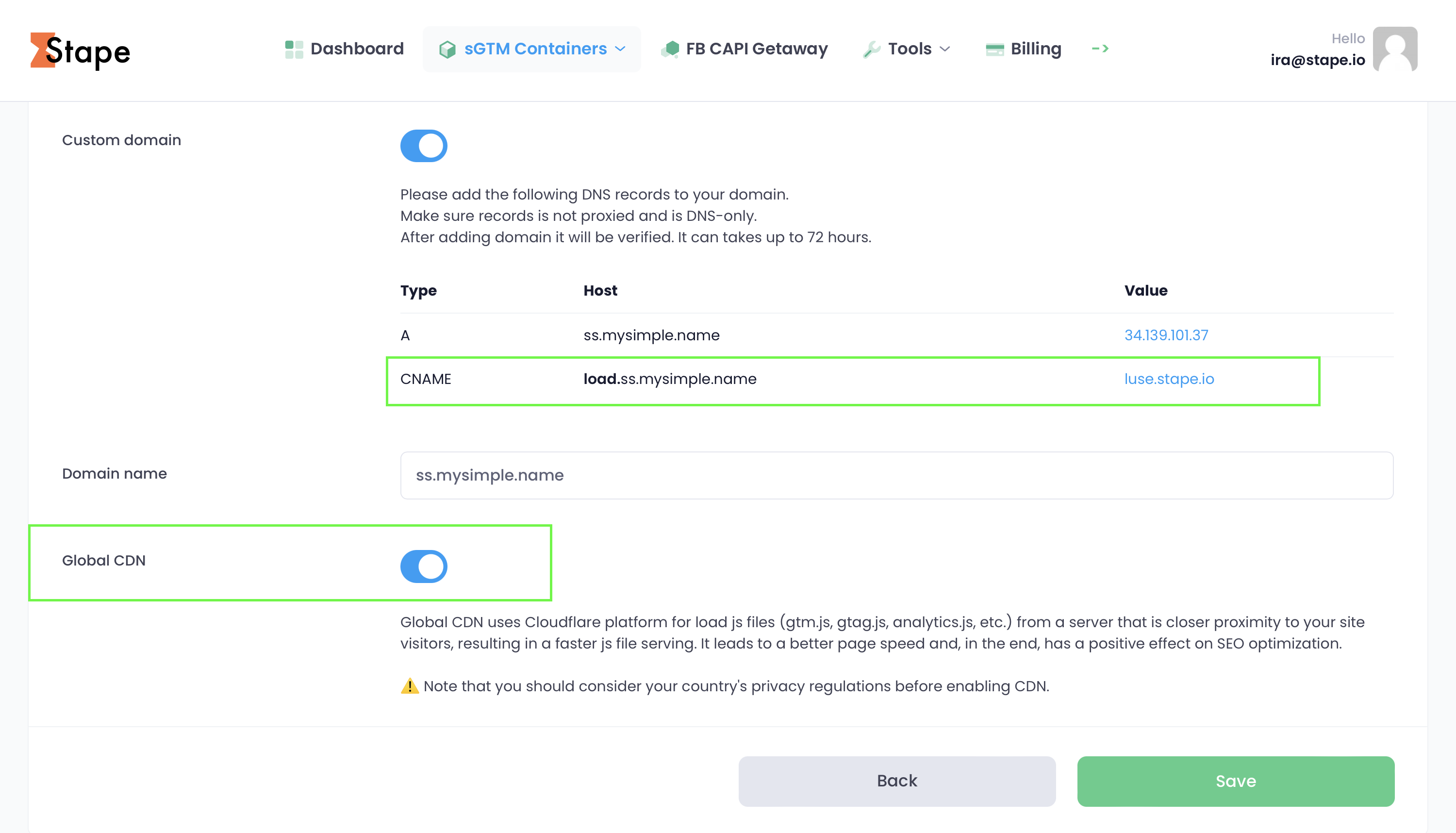 How to set up Google Tag Manager Server Container - Stape