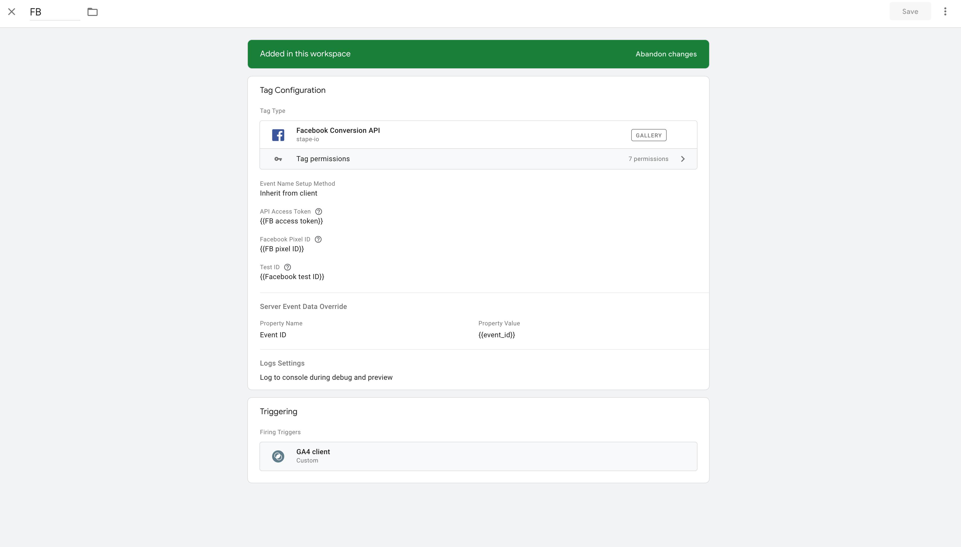 Facebook conversion API para WordPress - Stape