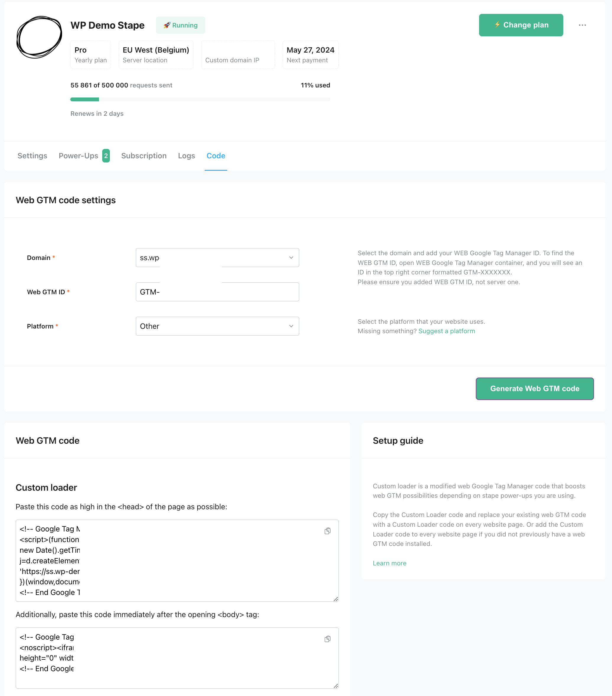 Modify request path with web GTM and GA4 - Stape
