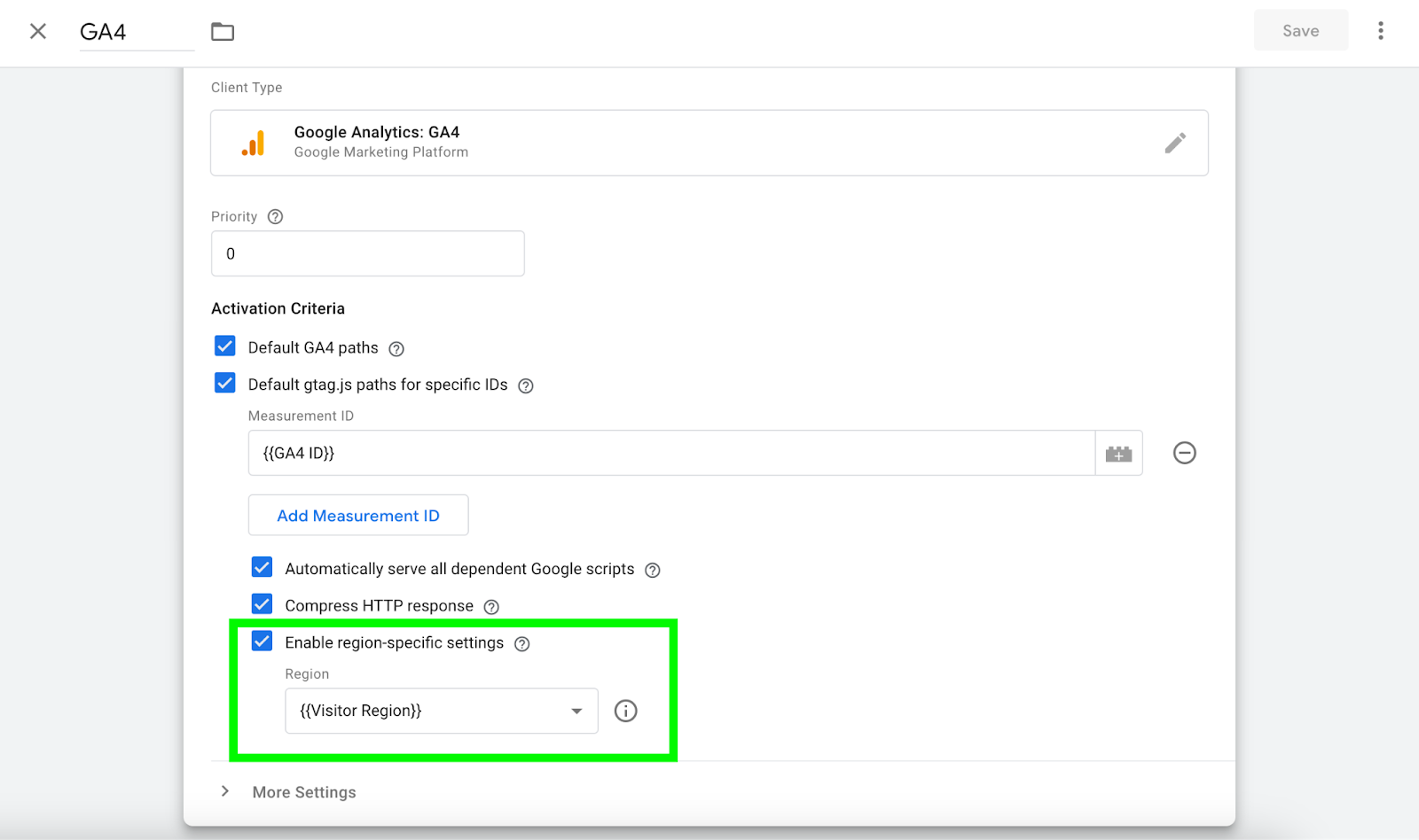Region-specific tags behavior in Google Tag Manager - Stape