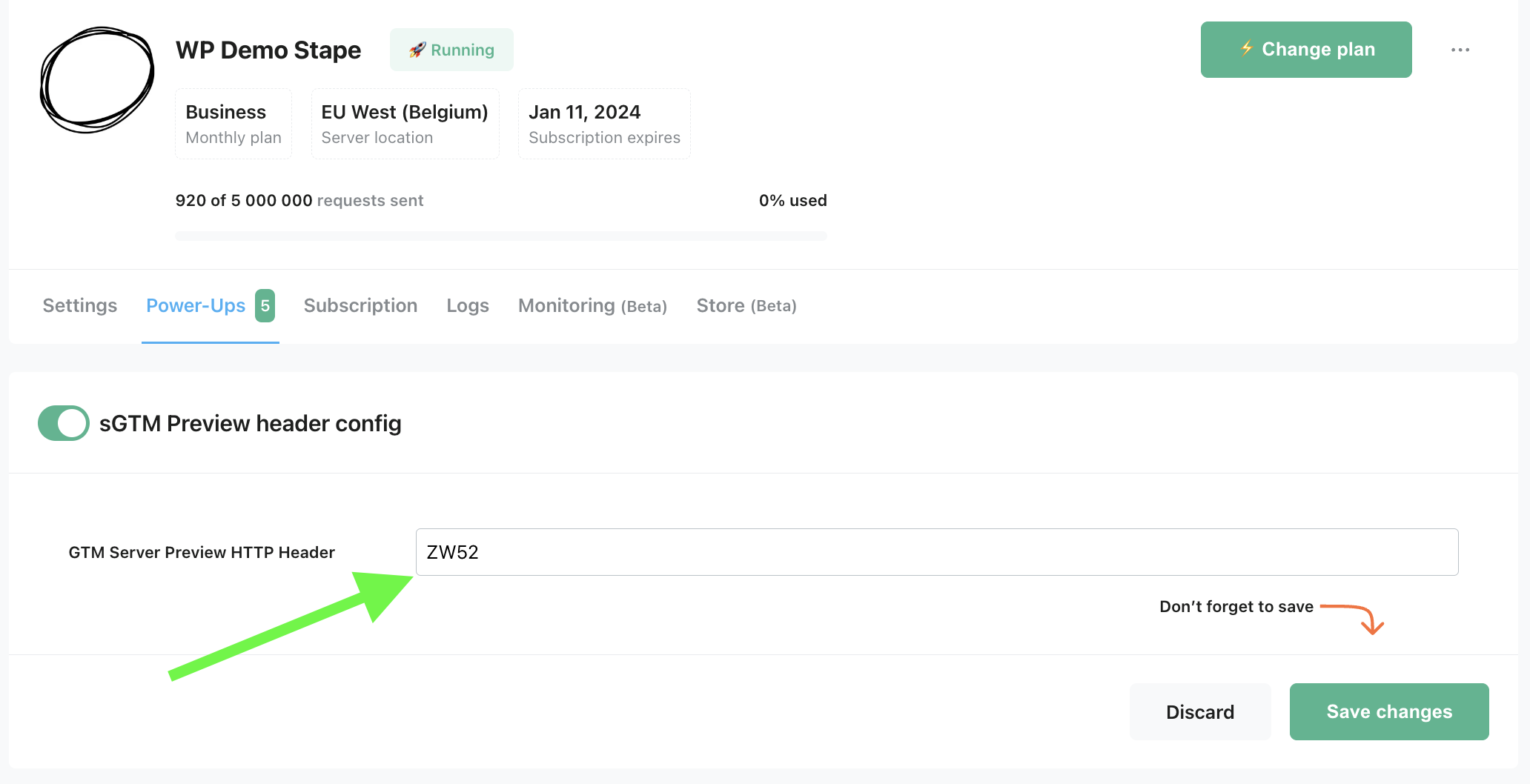 Debugging and monitoring server-side tracking configuration - Stape