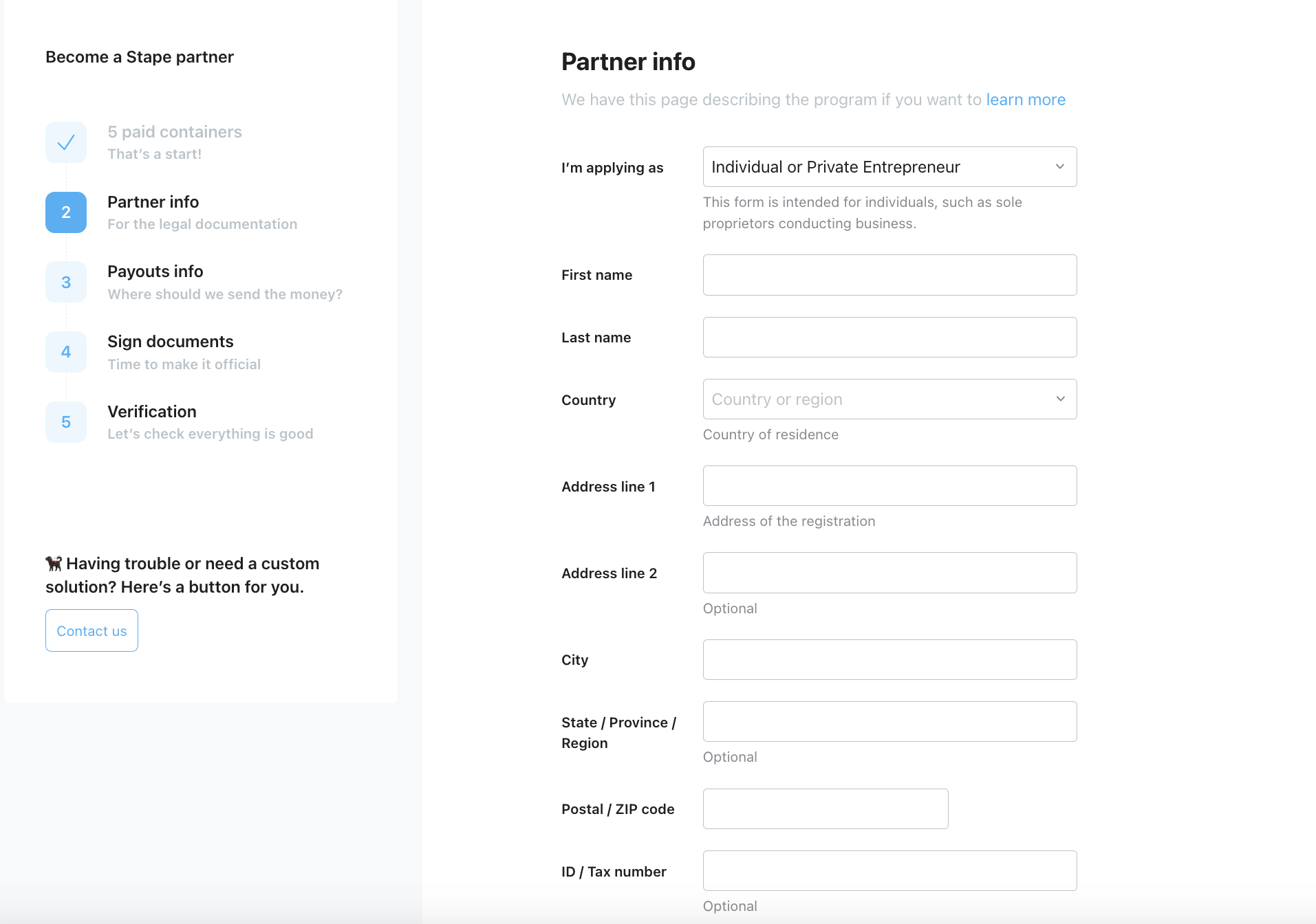 Become a Stape partner today | Stape's partnership program