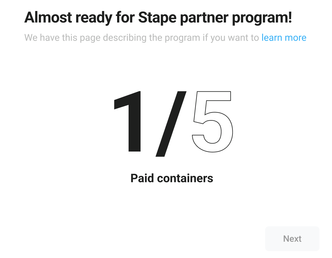 Become a Stape partner today | Stape's partnership program