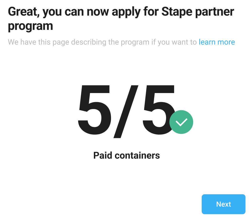 Become a Stape partner today | Stape's partnership program