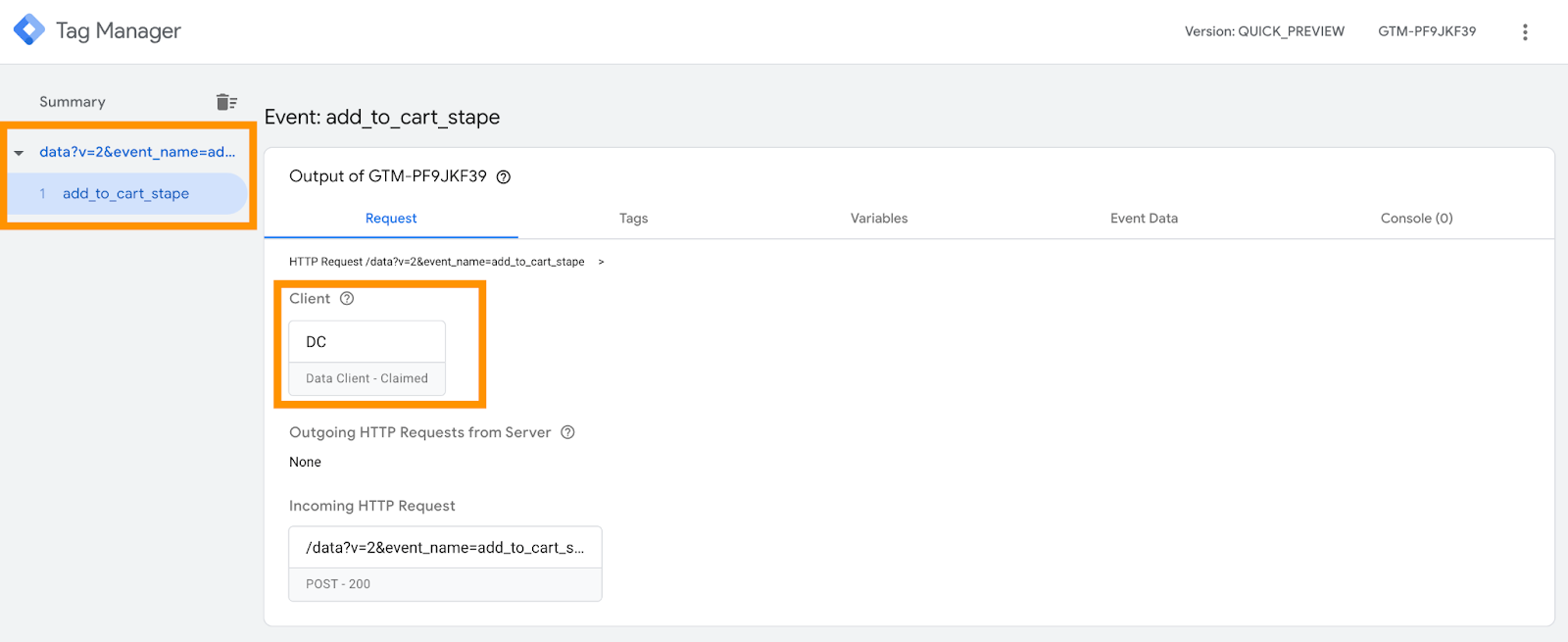 Sending Data From the GTM Web Container to Server Container - Stape