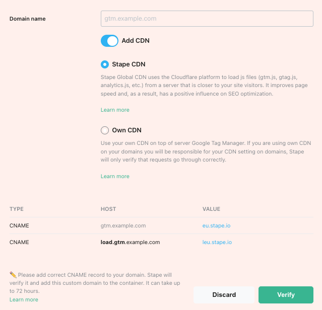 Set up GTM server-side container: step-by-step guide - Stape