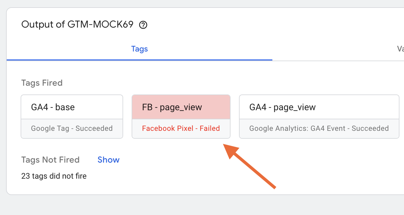 Tag status “failed” in GTM: the reasons and solutions - Stape