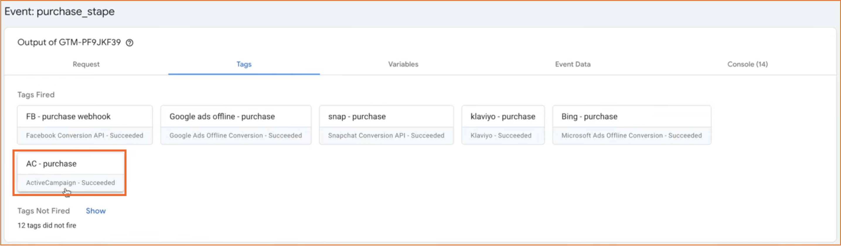 Integrate ActiveCampaign using GTM Server container - Stape