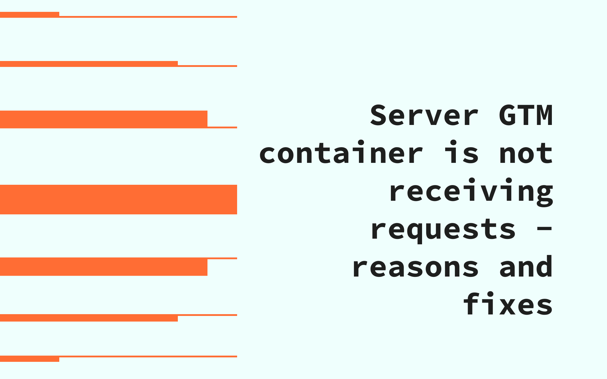 Server GTM container is not receiving requests - solution