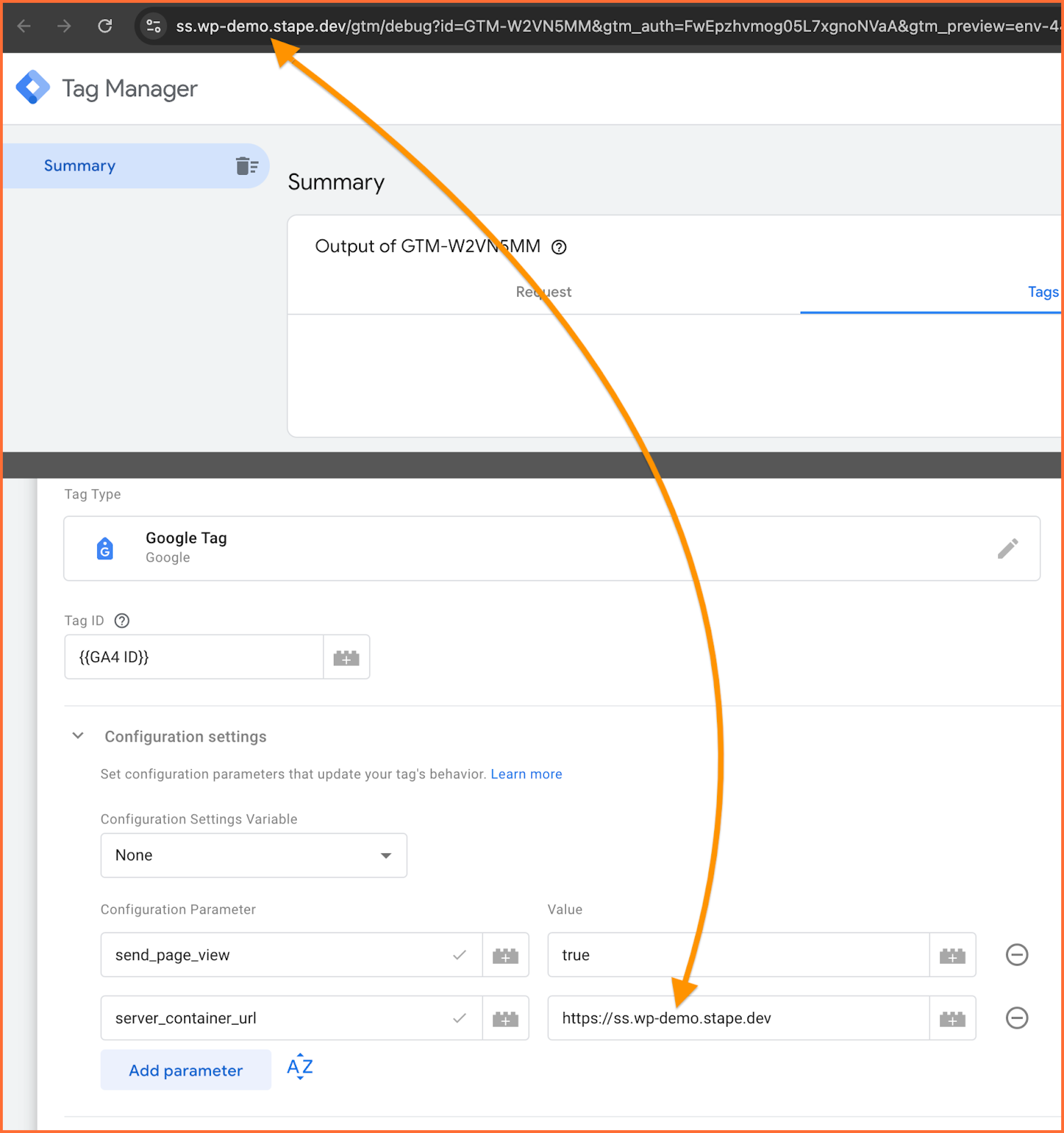 Server GTM container is not receiving requests - solution